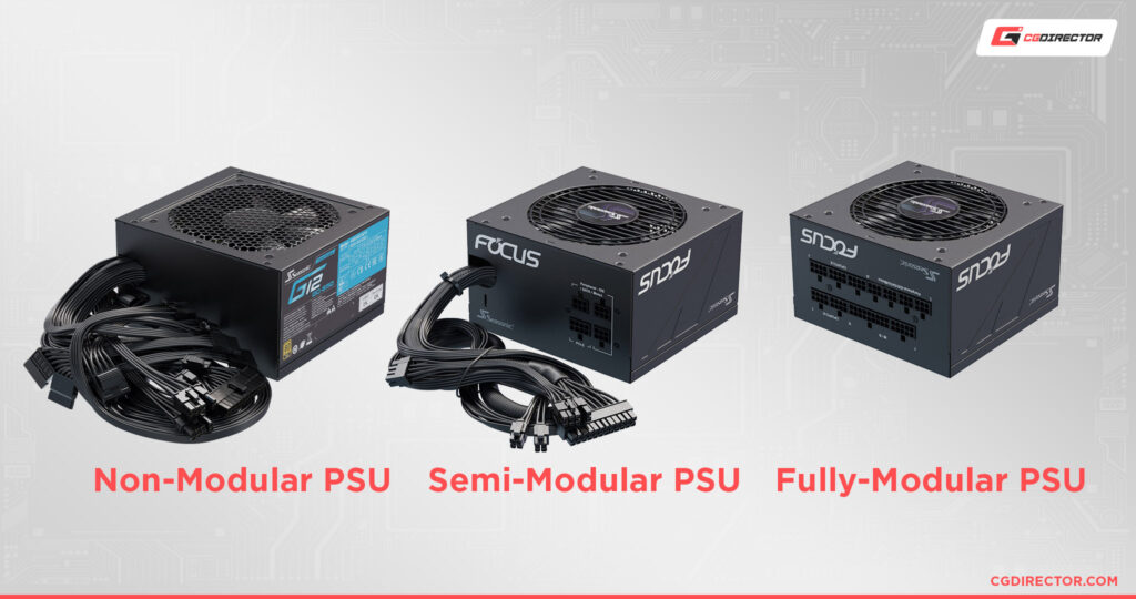 Full vs Semi vs Non Modular Power Supply (PSU)