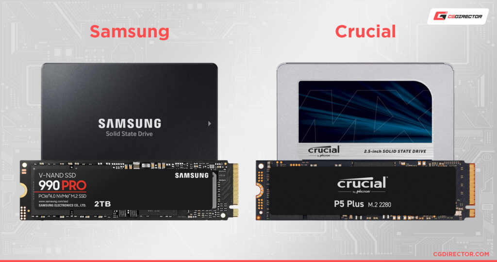 Samsung vs Crucial SSDs compared [A clear winner?]