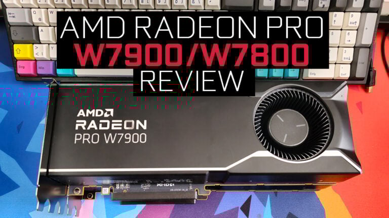 AMD Radeon Pro W7900, W7800 Review - The Most Important Workstation GPU ...
