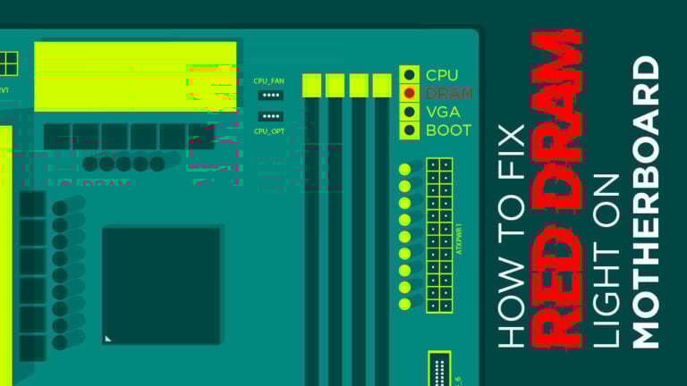 How To Fix The Red Dram Light On Your Motherboard 2024 Update
