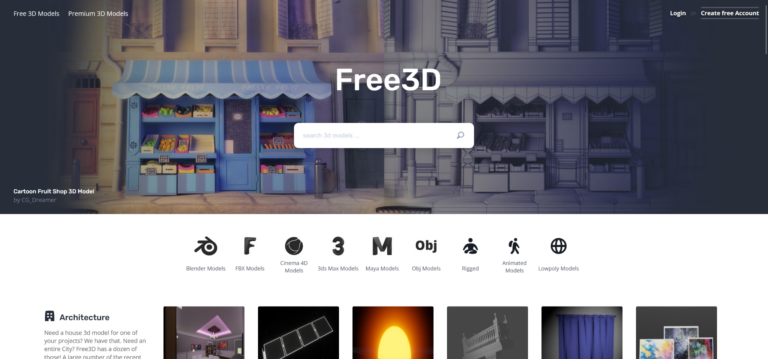 Where to Download 3D Models? Our Favorite Sites for 3D Artists