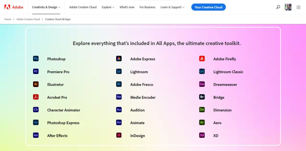 Adobe Creative Cloud System Requirements & PC Recommendations